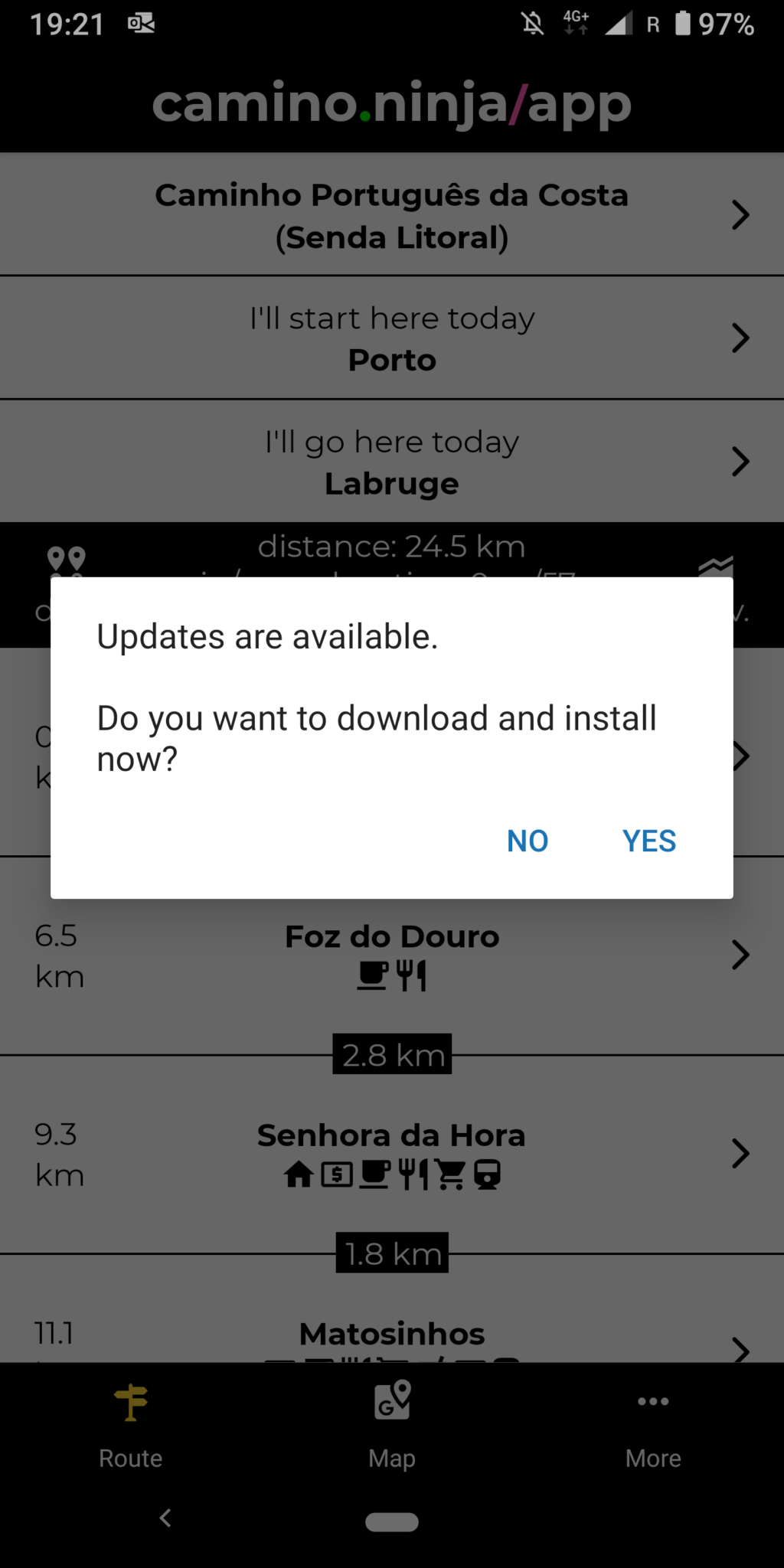 camino.ninja – silent, invisible & ultralight backpacking