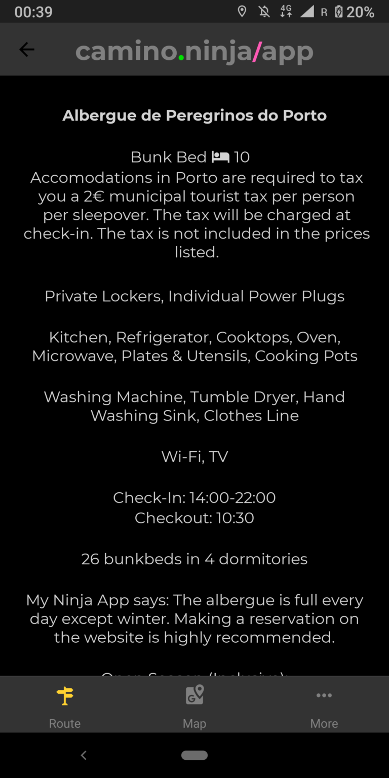 camino.ninja – silent, invisible & ultralight backpacking