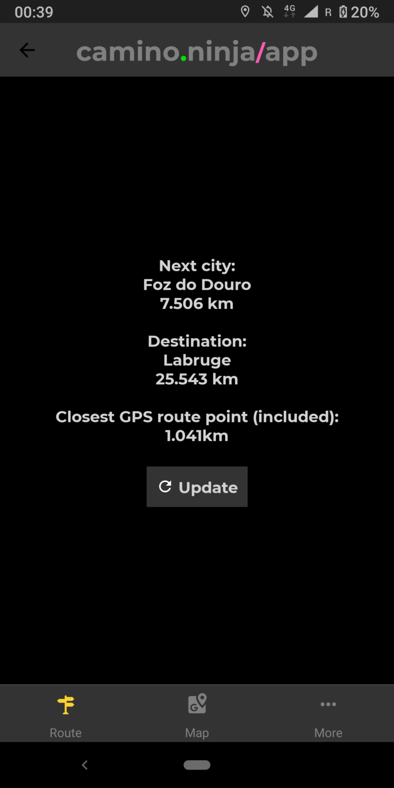 camino.ninja – silent, invisible & ultralight backpacking